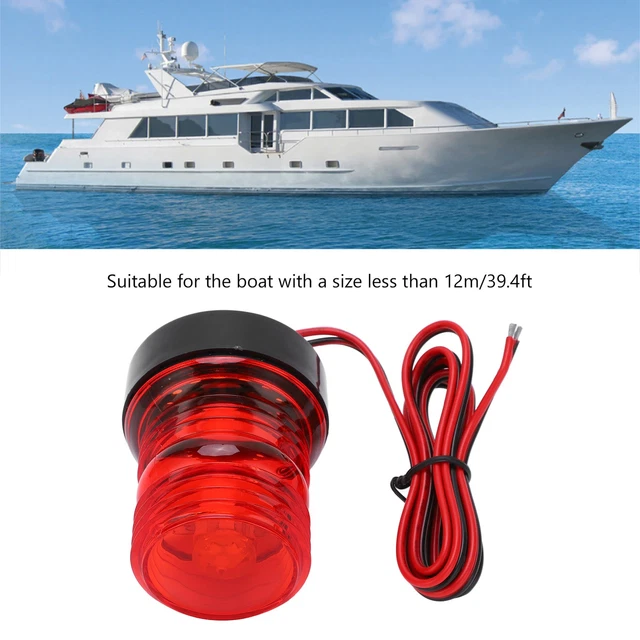 BOAT LED NAVIGATION Light 360° All Round Light Marine Stern Light HE £ ...