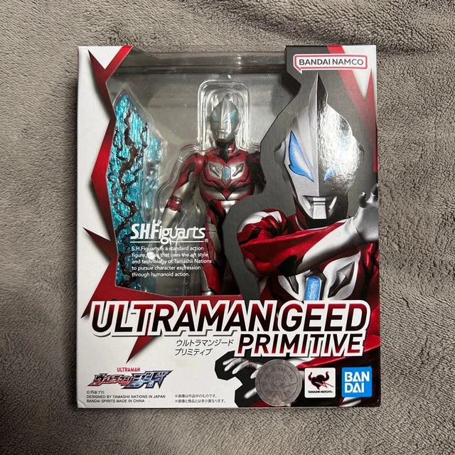 FIGURA DE ACCIÓN S.H.Figuarts Ultraman Geed Primitive buen estado ...