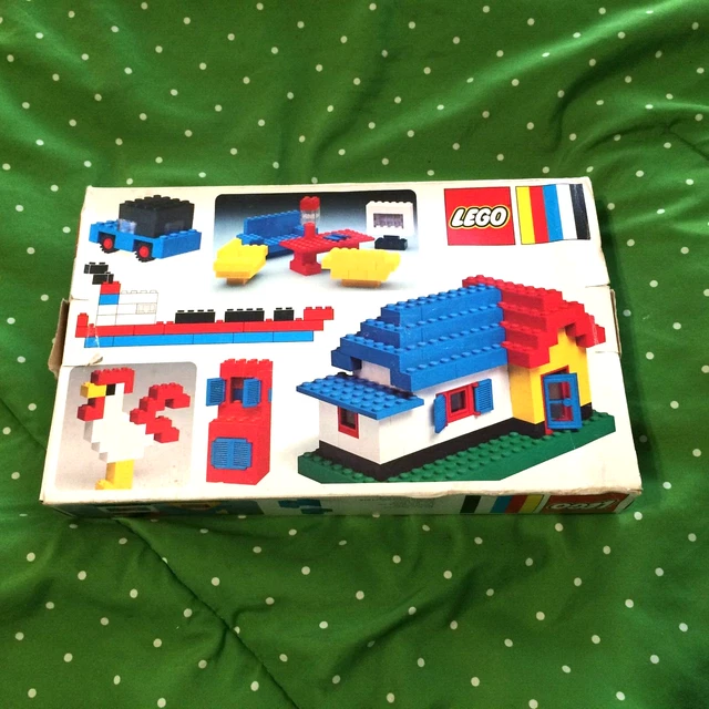 VINTAGE LEGO SET 110 circa 1976 with box and manual complete xlnt $39. ...