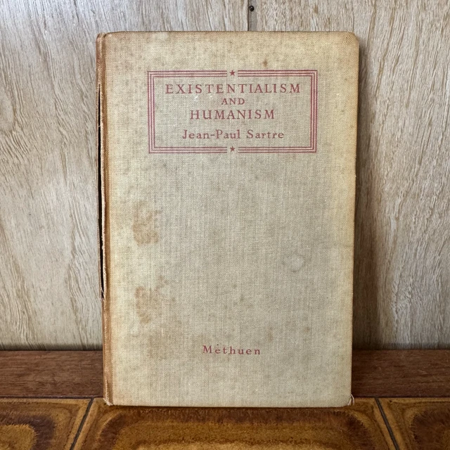 JEAN-PAUL SARTRE EXISTENTIALISM and Humanism 1st English Edition 1948 £ ...