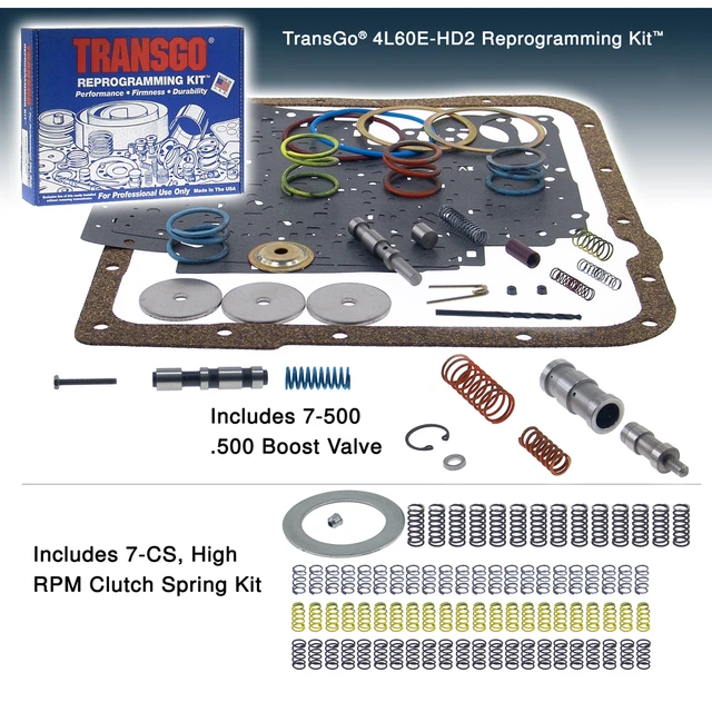 TRANSGO 4L60E-HD2 REPROGRAMMING Kit VR,VS,VT,VE 4L60E- 1993-On Stage 1 ...