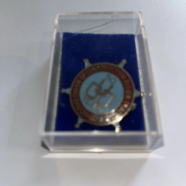 TRADE UNION BADGE For 50 years service. Construction and Allied Trades ...