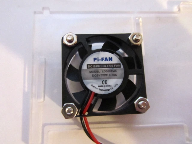 SHCHV TECHNOLOGIES PI-FAN DC BRUSHLESS FAN LD3007MS 5VDC USED $12.00 ...