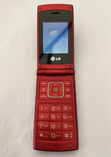 LG A133 - Black Red (Unlocked) Mobile Phone Flip Fold £34.95 - PicClick UK