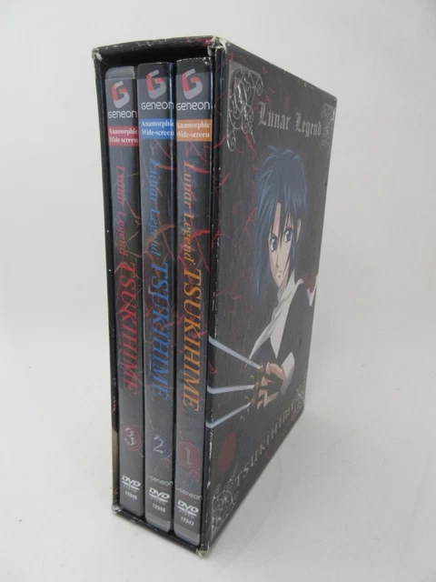 2005 LUNAR LEGEND Tsukihime DVD Boxed Set Missing Disc 1 Has Discs 2&3 ...