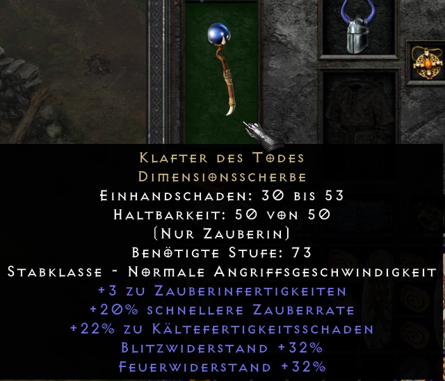 DIABLO 2 RESURRECTED PS4 / PS5 - Klafter des Todes - Death Fathom 22% ...