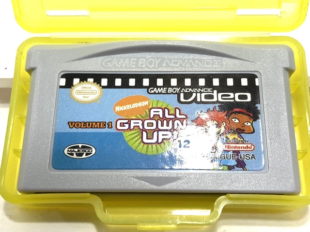 RUGRATS NICKELODEON ALL Grown Up Vol. 1 Nintendo Game Boy Advance Video ...