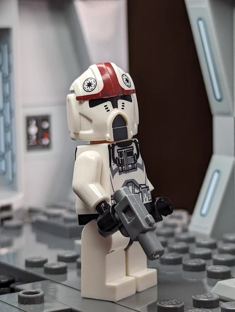 LEGO STAR WARS Custom Printed Minifig Clone Pilot Rod Clone Wars Phase ...