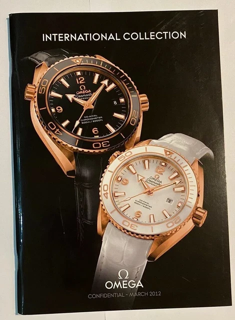 OMEGA INTERNATIONAL COLLECTION March 2012- Watch Catalogue RARE IN ...