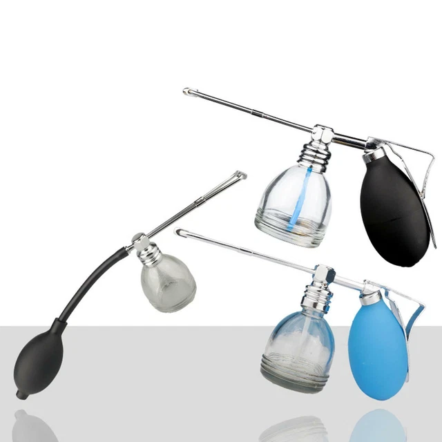 POWDER AIR BLOWER Refillable Silicone Air Blower Puffer for Barbers ...