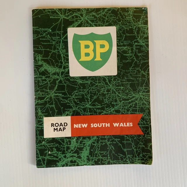 VINTAGE BP PAPER Stapled Pages Road Map Booklet New South Wales £7.66 ...