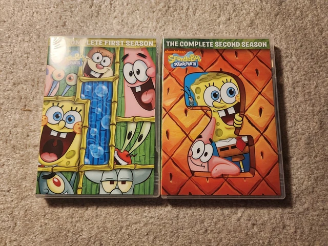 SPONGEBOB SQUAREPANTS: THE Complete First and Second Seasons (DVD, 2012 ...