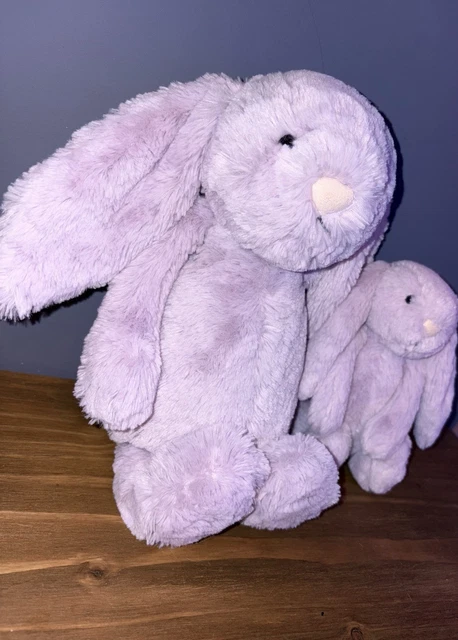 JELLYCAT RETIRED HYACINTH Bashful Bunnies Medium And Small £125.50 - PicClick UK