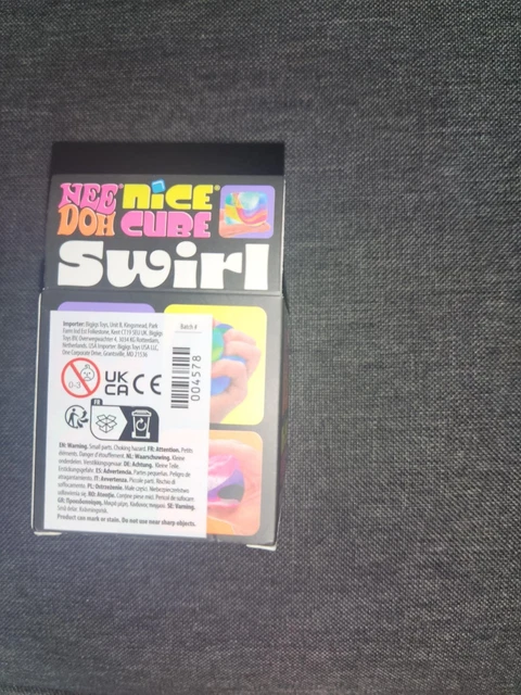 NEEDOH NICE CUBE Swirl Squishy Sensory Fidget Toy – Brand New Sealed £5 ...