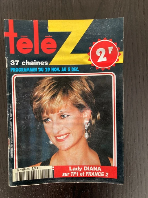 TELE Z N°794 24/11/1997 Lady Diana H24 EUR 3,50 - PicClick FR
