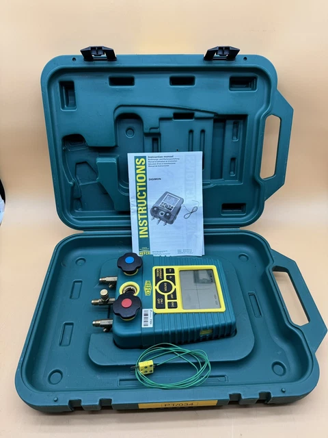 REFCO DIGIMON-3-PLUS 4676455 2 Way Digital Manifold HVAC Refco Digimon ...