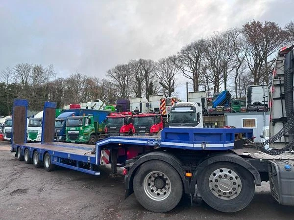 NOOTEBOOM STEP FRAME Plant 4 Axle Trailer SAF Axles Drum Brakes £14,500 ...