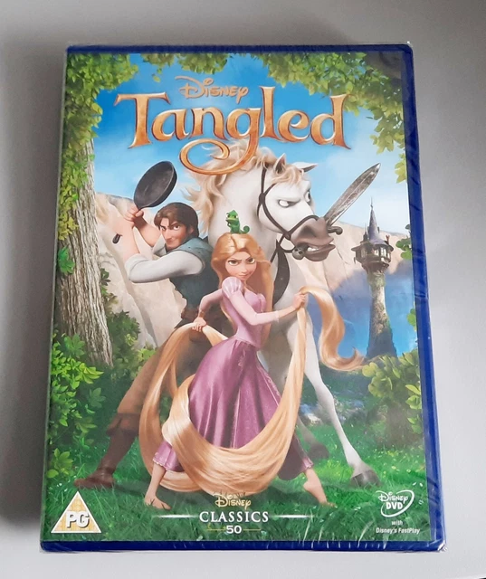 TANGLED DVD: RAPUNZEL: Walt Disney's 50th Animated Feature Region 2 New ...