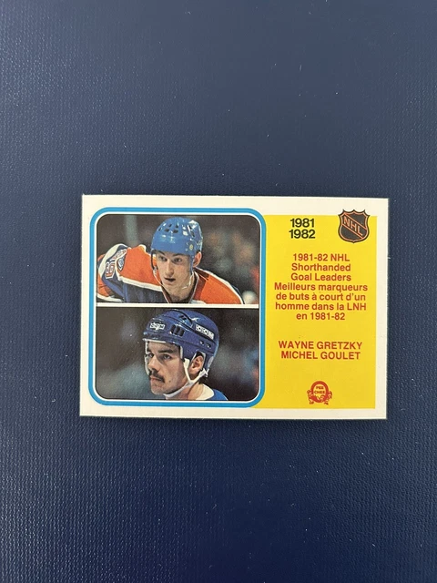 1982 OPC #237 WAYNE GRETZKY Game Short Hand Goal Leader Edmonton Oilers! NM/MT! $4.84 - PicClick CA