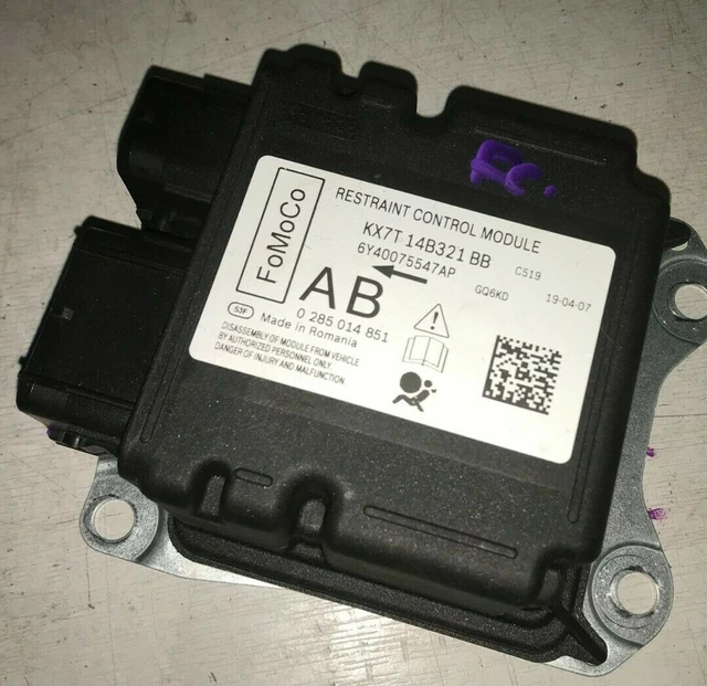 FORD FOCUS BLOWN Airbag Control Unit Module 2019 + Onwards MK4 KX7T ...