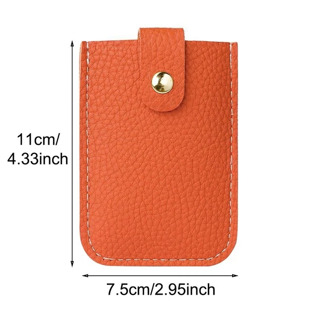RFID BLOCKING ID Card Holder Laminated Concealed PU Leather Purses Men ...