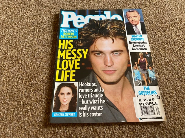 PEOPLE MAGAZINE 3/8/2009 Robert Pattinson Walter Cronkite Kristin ...