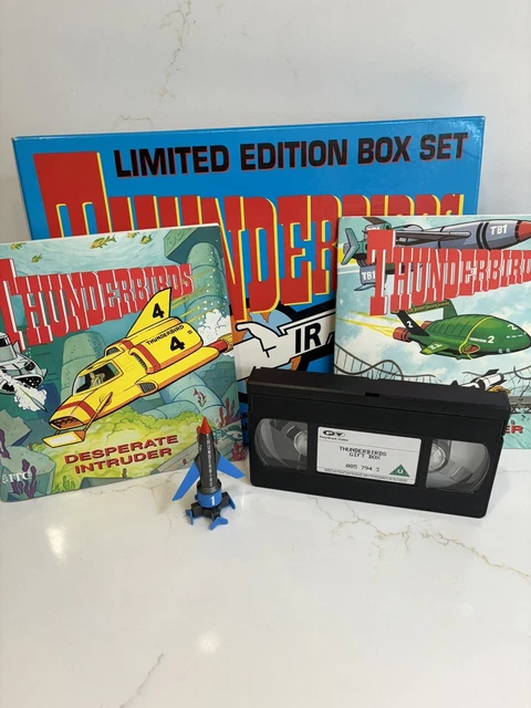 THUNDERBIRDS ARE GO- Box Set ITC (Video, 3 Books & Toy) (VHS, 1992)Vgc Vintage £15.00 - PicClick UK