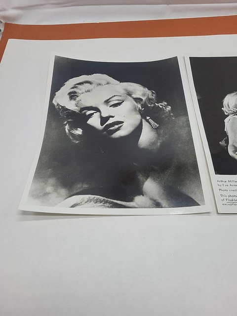 1978 B&W EVE Arnold Marilyn Monroe ARTHUR Miller promo picture Flashback 2 photo £31.39 ...