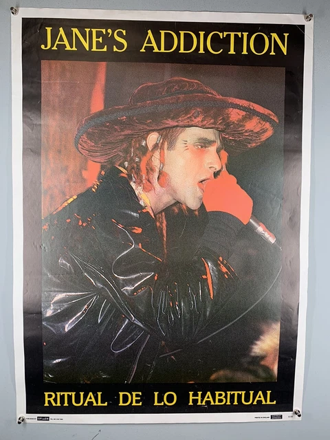 JANES ADDICTION POSTER Original Splash Ritual De Lo Habitual Circa ...