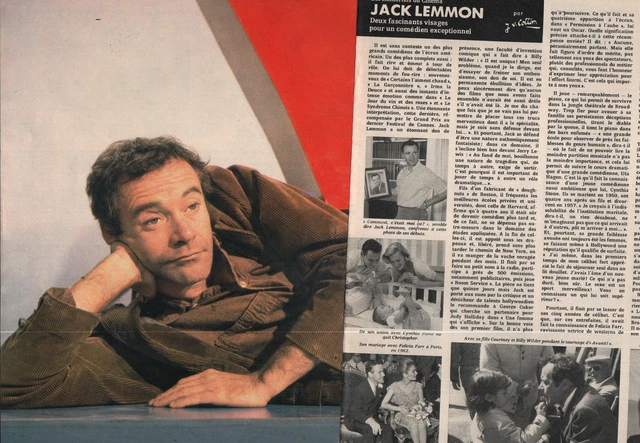 COUPURE DE PRESSE Clipping 1980 Jack Lemmon (4 pages) EUR 5,00 ...