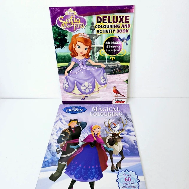 Sofia The First Deluxe Colouring And Activity Book Disney Frozen 7726