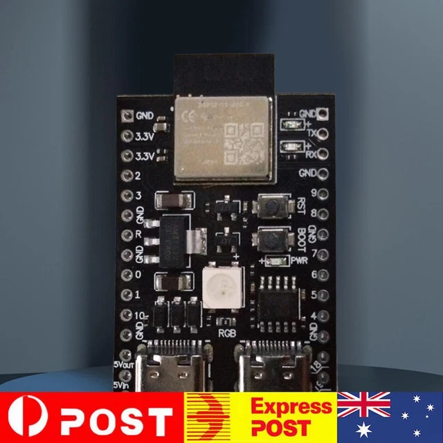 ESP32/ ESP32-S3/ESP32-C3 DEVELOPMENT Board Dual Type-C (ESP32-C3) $17.93 - PicClick AU