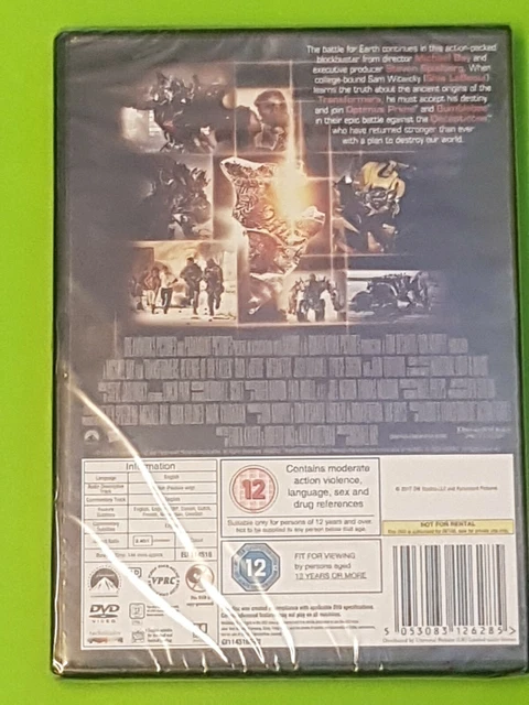 TRANSFORMERS: REVENGE OF The Fallen (DVD) Megan Fox, Shia LaBeouf ...