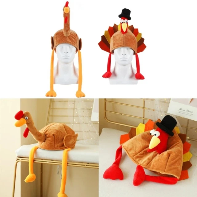 FANCY COSTUME CHICKEN Leg Hat Thanksgiving Decoration Carnival Hat ...