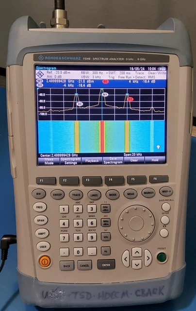 ROHDE & SCHWARZ FSH8 9kHz-8GHz Spectrum Analyzer with K14,K15,K20,K40 ...