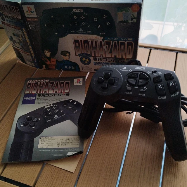 RARE ASCII BIOHAZARD Resident Evil Special Controller PS1 Japan Import ...
