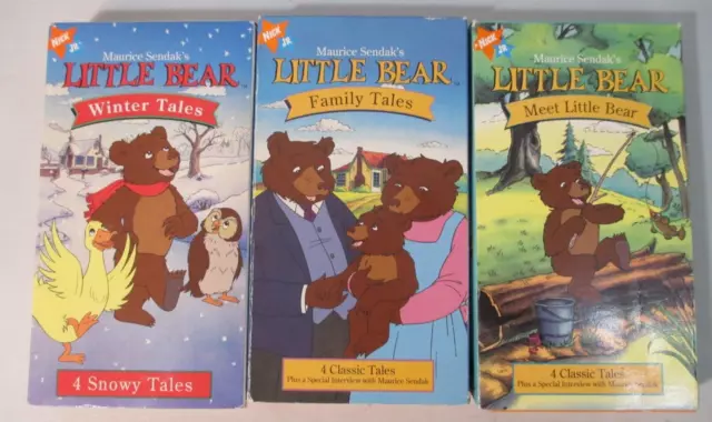 LOT DE 3 VHS Nick Jr Maurice Sendak's Little Bear EUR 18,59 - PicClick FR LOT DE 3 VHS Nick Jr Maurice Sendak's Little Bear EUR 18,59 - PicClick FR