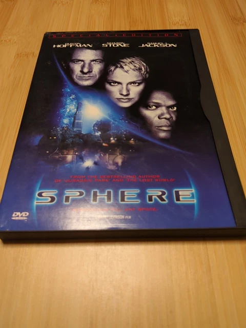 SPHERE (DVD, 1998) Sci Fi Thriller with Sam Jackson, Sharon Stone ...