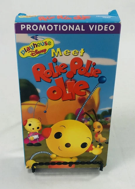 MEET ROLIE POLIE Olie Playhouse Disney Promotional VHS tape Rare Promo ...
