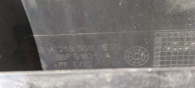 MERCEDES-BENZ E W212 A0019890803 Tube d'admission d'air 30.00 Diesel ...