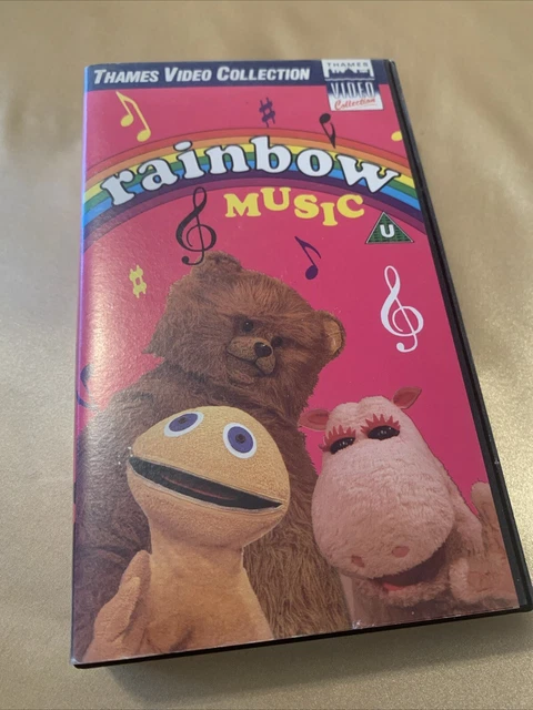 RAINBOW MUSIC GEOFFREY Bungle George Zippy Kids Vhs Video Tested £7.99 ...