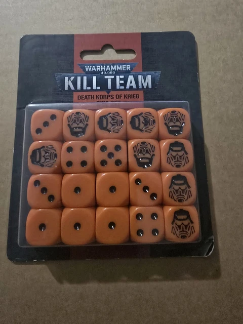 DEATH KORPS OF Krieg, astra militarium, kill team dice x20 sealed in ...