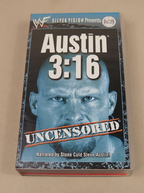 WWF AUSTIN 3:16 Uncensored VHS Tape 1hr Silver Vision 1998 Official £7. ...