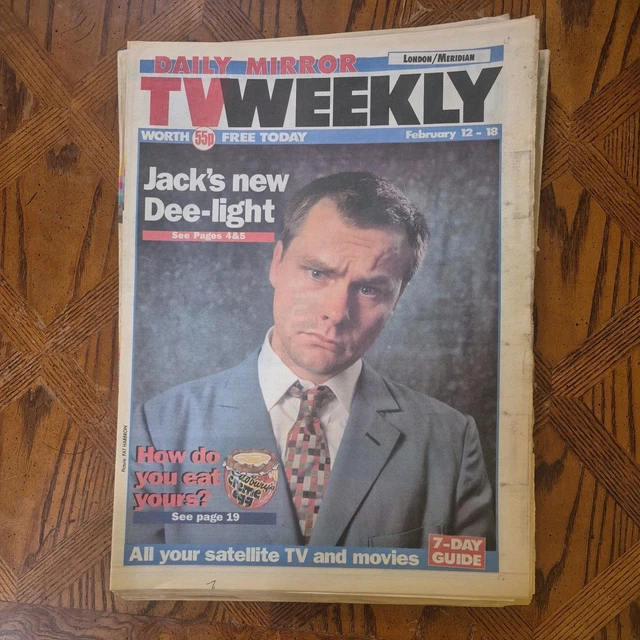 DAILY MIRROR NEWSPAPER TV WEEKLY LONDON/MERIDIAN 1993-94 , 13 ISSURES ...