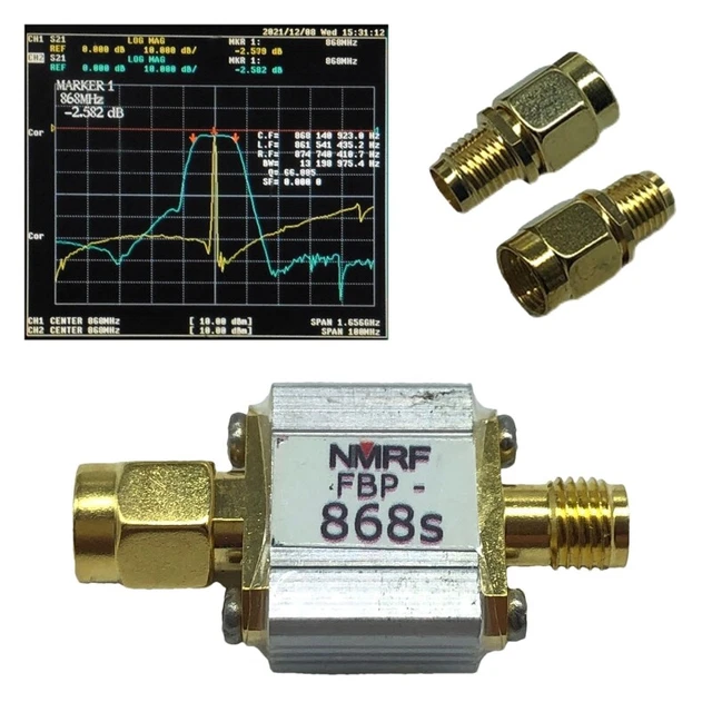 LOW PASS FILTER Module Remote Bandpass Filter 3Db Passband 866 to 870 ...