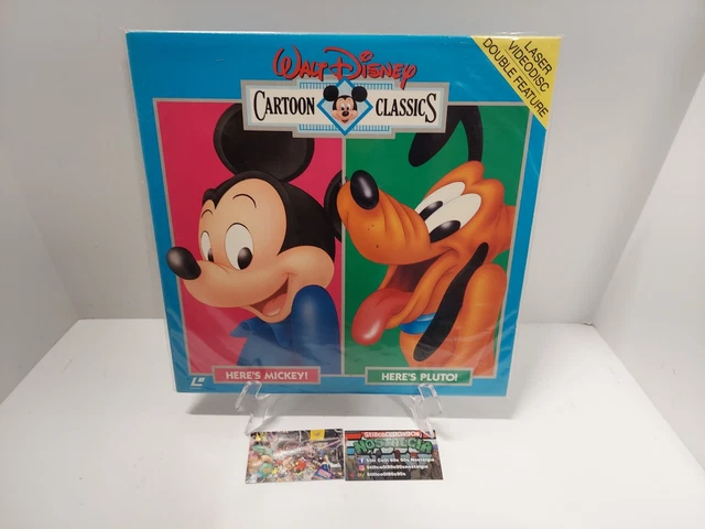 WALT DISNEY CARTOON Classics Here's Mickey!/Here's Pluto!Laserdisc LD ...
