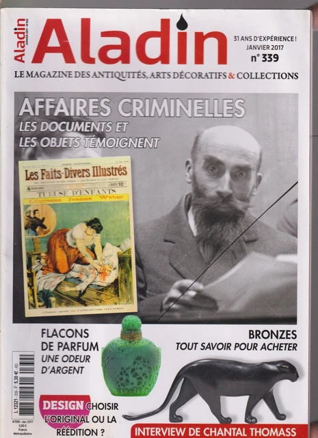 ALADIN N°339 AFFAIRES Criminelles / Flacons De Parfum / Bronzes / Le ...