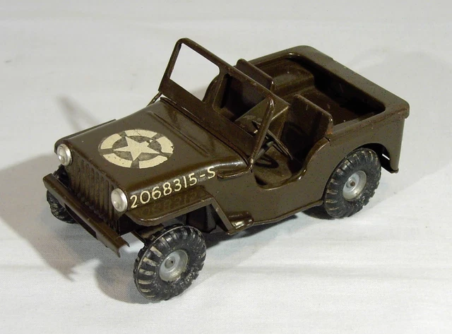 ALTES WILLYS JEEP Blechmodell, Triang Toys, Made in England, 15cm ...