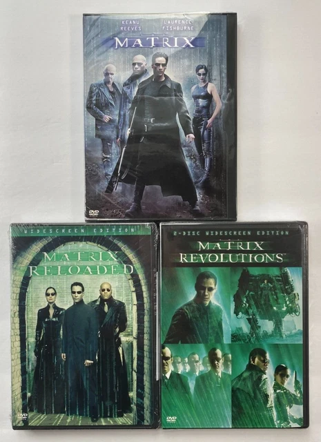 LOT OF 3 Matrix Movies with Keanu Reeves, BRAND NEW $18.00 - PicClick CA