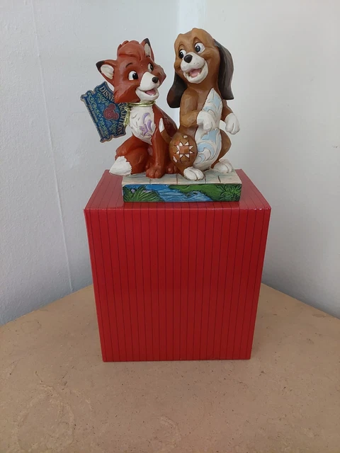 DISNEY TRADITIONS TODD and Copper Fox and the Hound Unexpected Friends ...